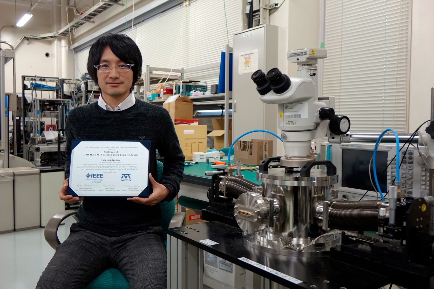 News - NAOJ ATC Researcher Takafumi Kojima Wins 2018 IEEE Microwave ...